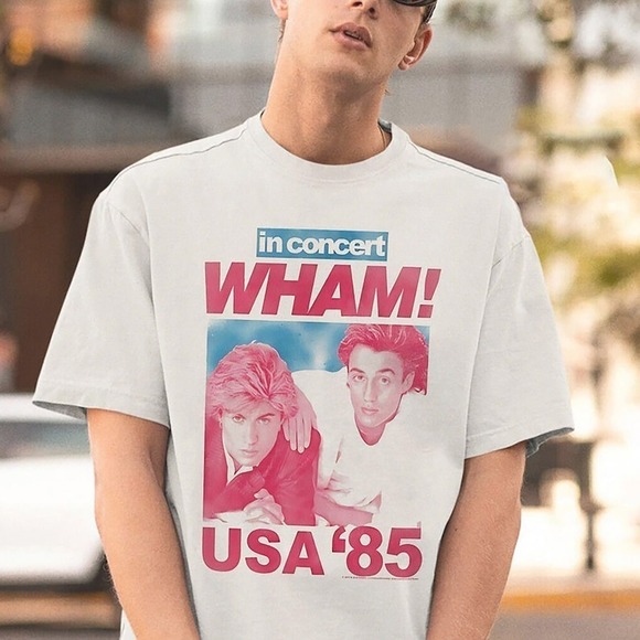 Tops | Wham Shirt Wham Pop Music Shirt Wham Big Tour Shirt 1 | Poshmark